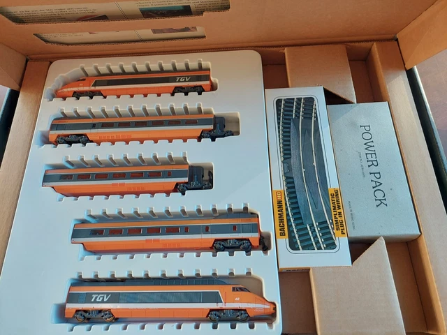 BACHMANN TGV HI-SPEED French Passenger Electric Train Set *New In Box ...