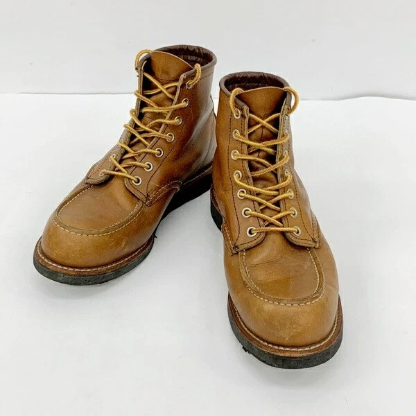 WORK BOOTS SHOES 8852 Classic Moc Toe Belbaritan Men's 25.5cm Brown ...