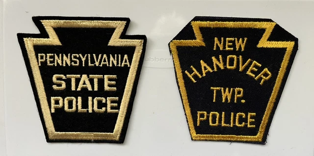 PENNSYLVANIA STATE And Hanover Police Patches USA $8.00 - PicClick CA