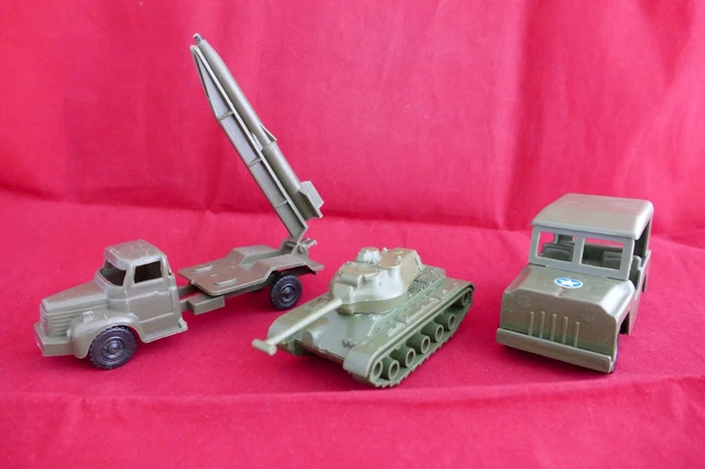 JEEP TANK MISSILE Launch Military Vehicles - 1970s Bazaar Toy £19.51 ...