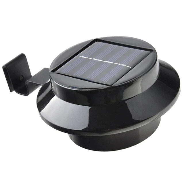 SOLAR POWERED WATERPROOF LED Gutter Mounted Pathway Garden Light £8.66 ...