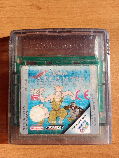 JEU GAME BOY color Atlantis the lost empire disney nintendo 2001 japon ...