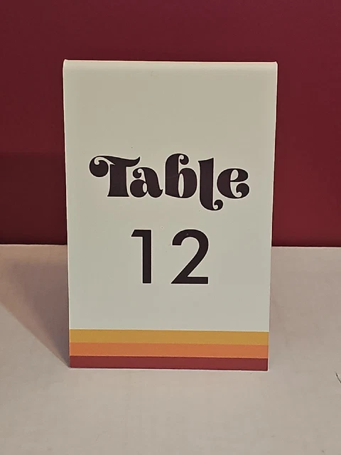 RARE VINTAGE BURGER KING Table Number 2000's Original 6"x4" Excellent ...