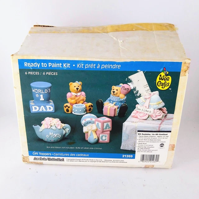 WEE CRAFTS ACCENTS Unlimited Mother's Day Father's Teddy Bear Ready to ...