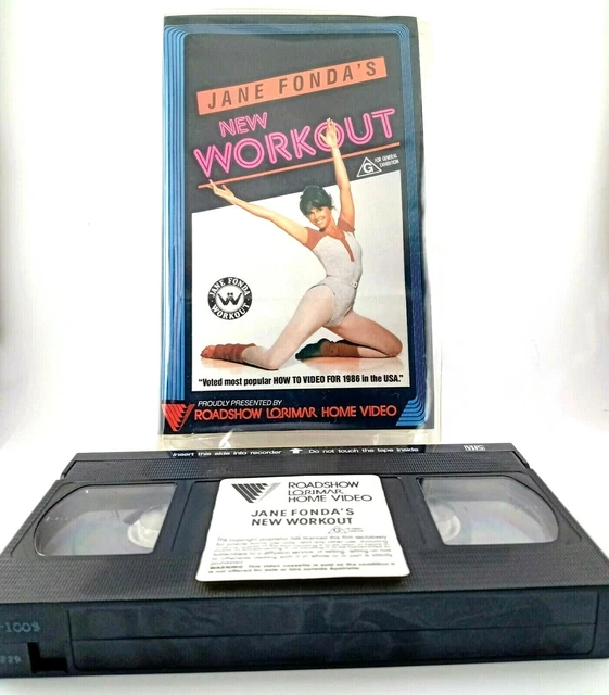 JANE FONDA'S NEW Workout VHS Video Tape - Parts only - PAL Clam Shell ...