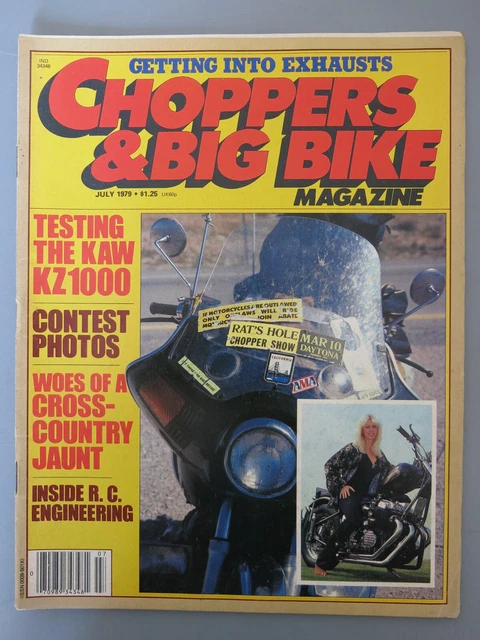 RARE CHOPPERS MAGAZINE July 1979 Classic Motorcycle Publication ...