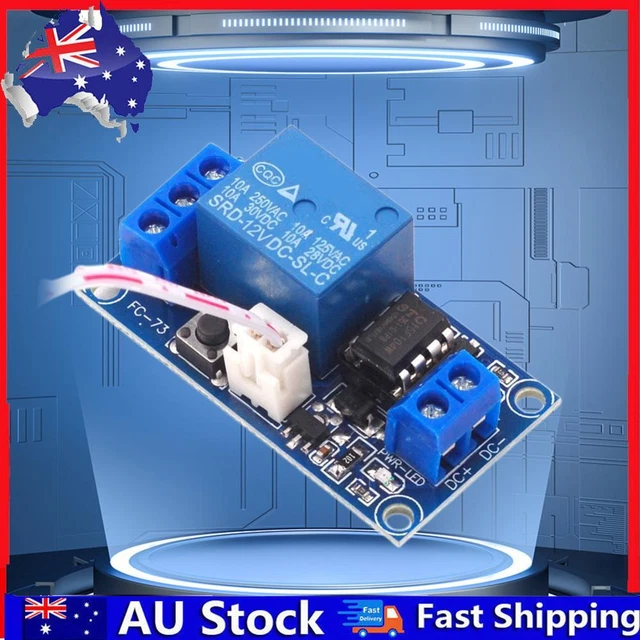 BISTABLE RELAY MODULE Self Locking One-key Start-stop Single Chip ...
