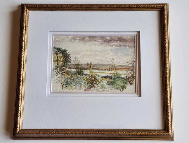 RARE CA.1906 ALEXANDER Joseph Finberg (1866-1939) A.R.A. Landscape ...