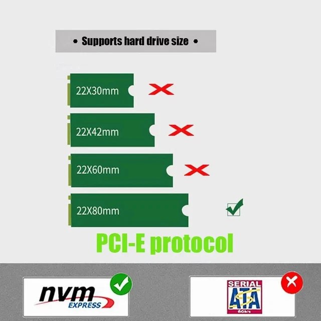 FOR Ally M.2 NVME Transfer Card 2280 PCIe 4.0 for Ally Modified M21109 ...
