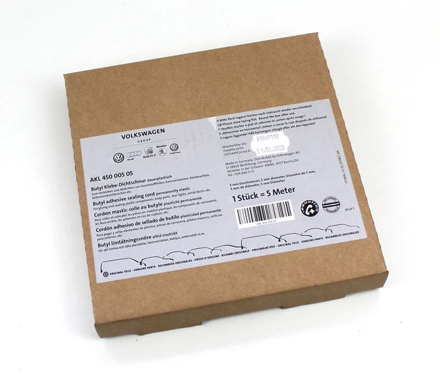 ORIGINAL VW AUDI Skoda Seat Butyl-Klebe-/Dichtschnur 5 Meter ...