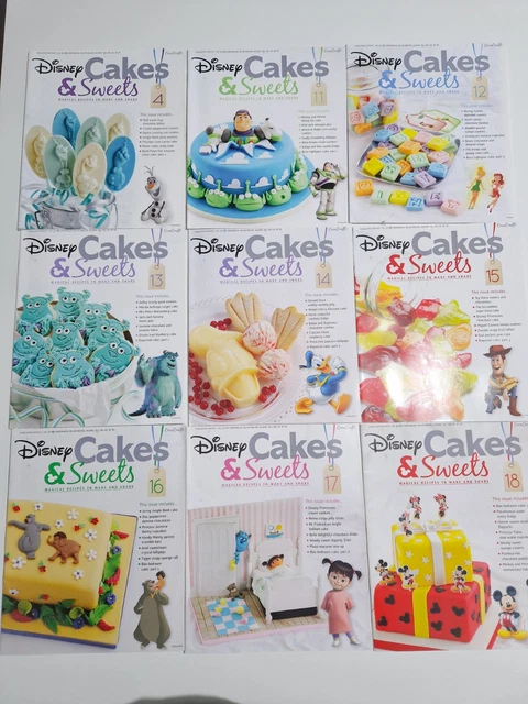 DISNEY CAKES AND Sweets Magazine Bundle £52.68 - PicClick UK