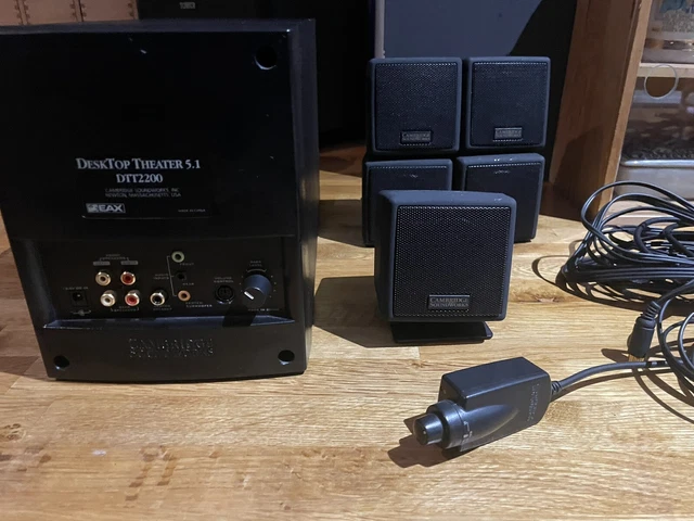 CAMBRIDGE SOUNDWORKS SPEAKERS from Desktop Theater 5.1 DTT2200, 5 ...