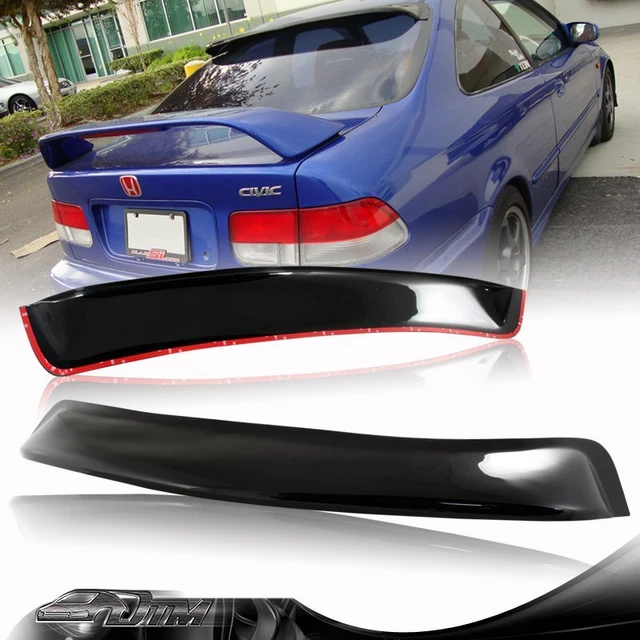 FOR 1996-2000 HONDA Civic 2-Door ABS plastic Rear Roof Window Visor ...