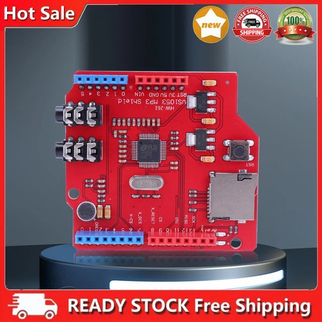 VS1053 EXPANSION BOARD On-Board Recording Function MP3 MIC Port for ...