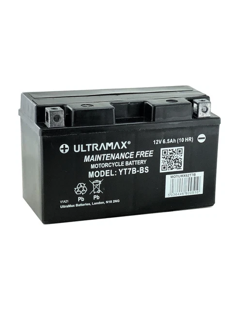 YT7B-BS ULTRAMAX MOTO Batterie 12V 7Ah (12V7B-B) EUR 56,12 - PicClick FR