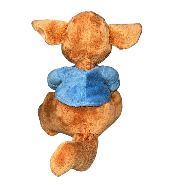 DISNEY STORE ROO Plush Winnie the Pooh Kangaroo Stuffed Animal Blue ...