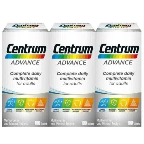 CENTRUM ADVANCE MULTIVITAMIN & Mineral | Wellbeing Immune Metabolism ...