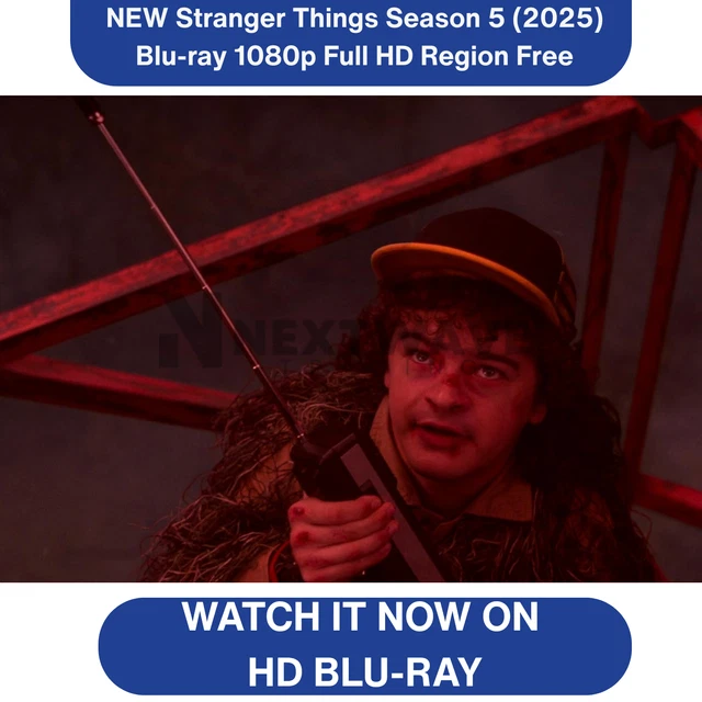 NEW STRANGER THINGS Season 5 (2025) Blu-ray 1080p Full HD Region Free ...