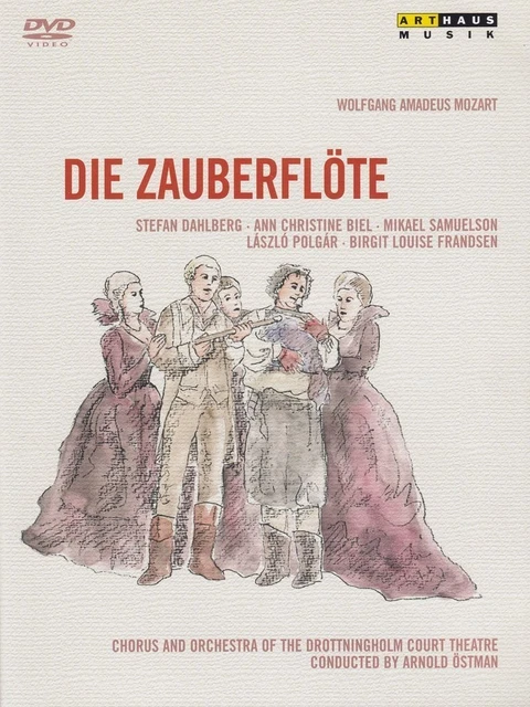 MOZART: DIE ZAUBERFLOTE (DVD) Stefan Dahlberg Ann Christine Biel Göran ...