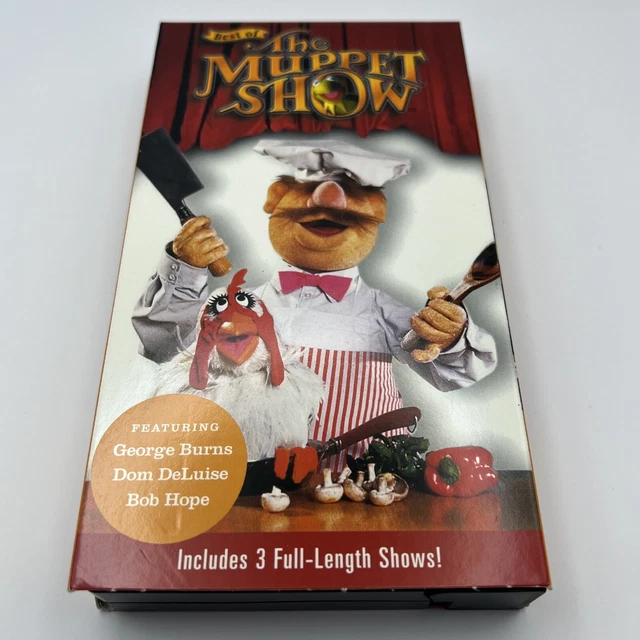 THE MUPPET SHOW (VHS) George Burns, Dom Deluise & Bob Hope 3 full ...