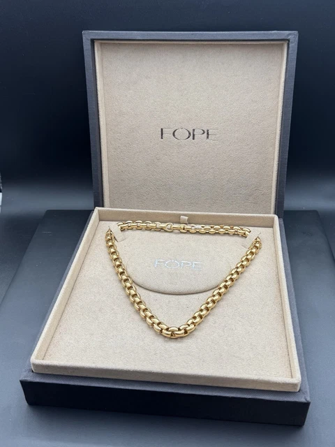 FOPE EKA 18CT Yellow Gold Necklace/Chain - 17" - RRP £13,000 £5,500.00 ...