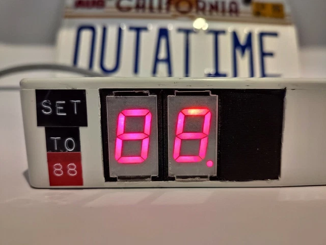 BACK TO THE Future BTTF GPS Speedometer w/Stanley disp replicas and ...