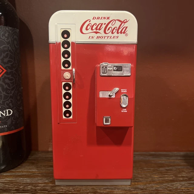 VINTAGE COCA COLA Soda Vending Machine Coin Bank 1993 Collectible 7 ...