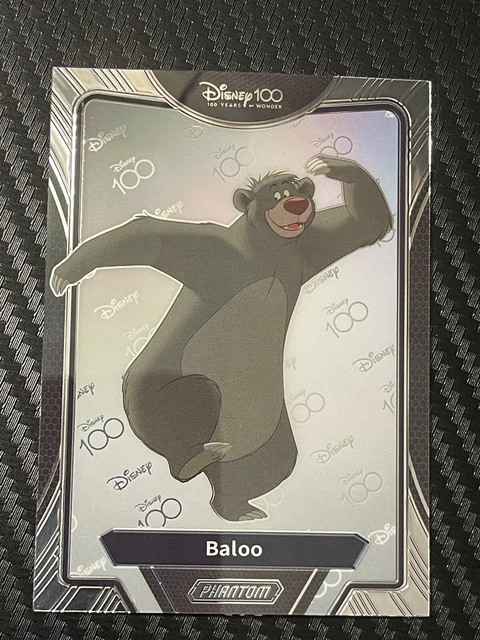 BALOO JUNGLE BOOK 2023 Kakawow Phantom Disney 100 Years #PD-B-142 base ...