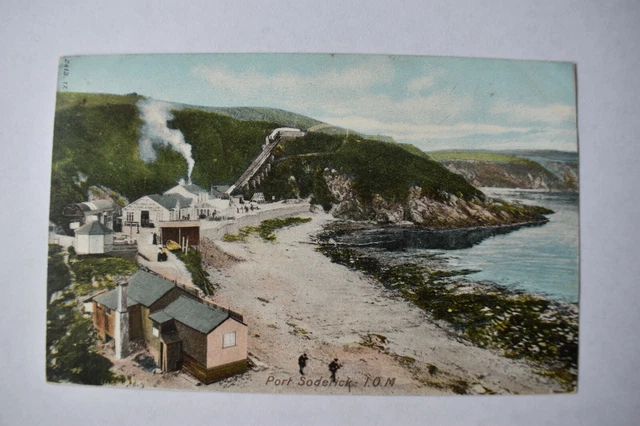 POSTCARD PORT SODERICK Isle Of Man IOM Unposted Hartmann VINTAGE EUR 7 ...
