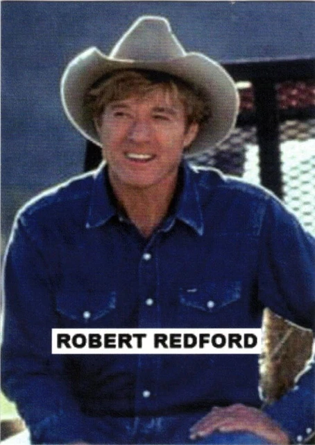 2025 CELEBRITIES PHOTOS Trading Card featuring Robert Redford #1 £1.81 ...