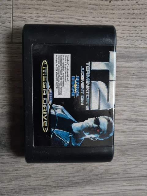TERMINATOR 2 JUDGEMENT Day Sega Megadrive (Md) Pal-Euro (Cartridge Only ...