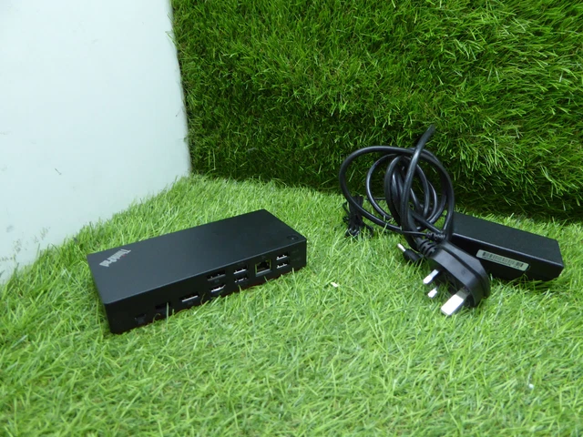 LENOVO THINKPAD USB-C Dock Gen 2 Docking Station (40AS0090UK) + POWER ...