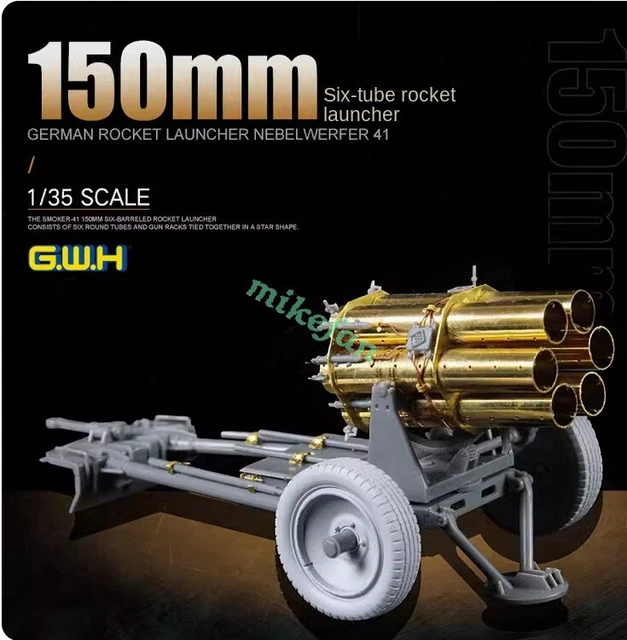 GREAT WALL HOBBY L3501 1/35 GERMAN ROCKET LAUNCHER NEBELWERFER 41 Model ...