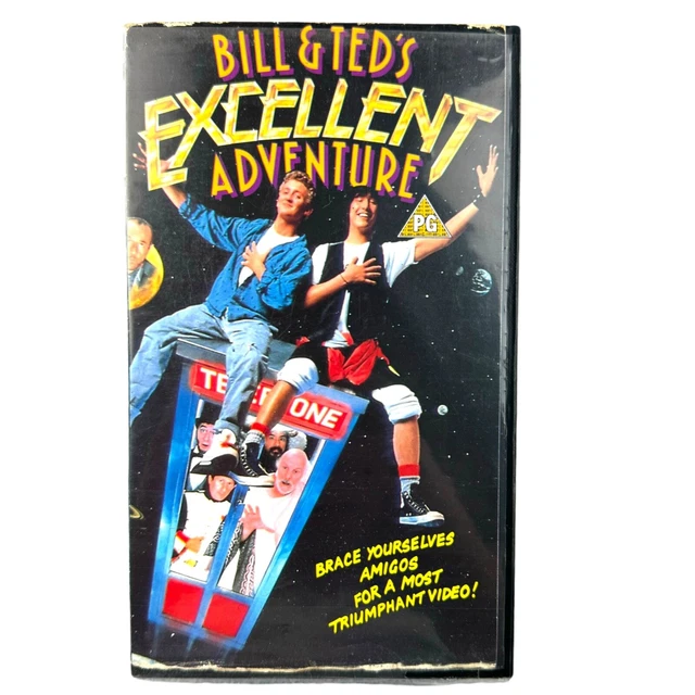 BILL AND TEDS Excellent Adventures Video VHS Comedy Film Movie Cert PG ...