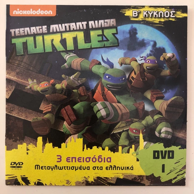 TEENAGE MUTANT NINJA Turtles - DVD - Greek Language - 3 Episodes 2012 ...