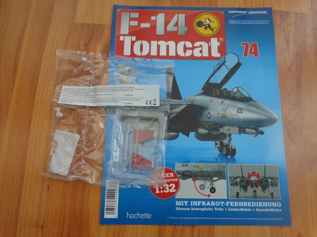 1/32 HACHETTE CONSTRUIT F-14 Tomcat Modèle Avion De 74 Inc Pièce sur la Photo EUR 21,01 ...