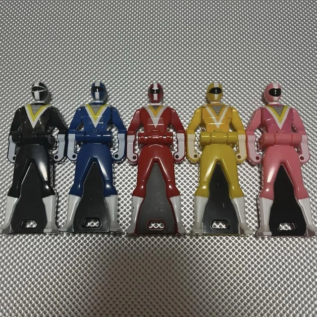 POWER RANGERS SUPER Megaforce Gokaiger Ranger Key Fiveman 5p set BANDAI ...