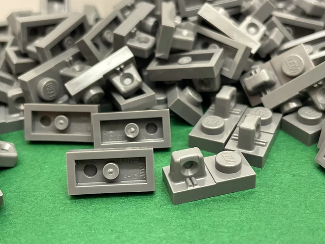 LEGO HINGE PLATE, 1 x 2 Locking Hinge, Dark Grey, No. 30383, 53922 / 15 ...