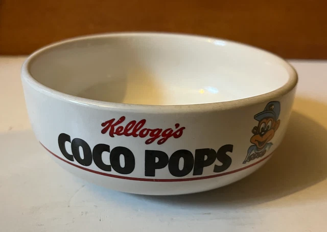 VINTAGE KELLOGG'S CEREAL Coco Pops Monkey Nostalgic Breakfast Bowl ...