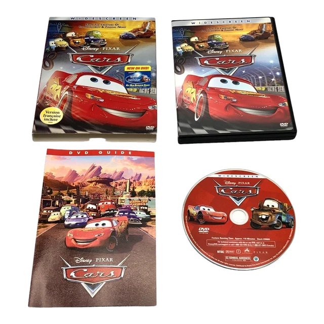 DISNEY PIXAR CARS the Movie Widescreen DVD Disney 2006 $16.41 - PicClick AU