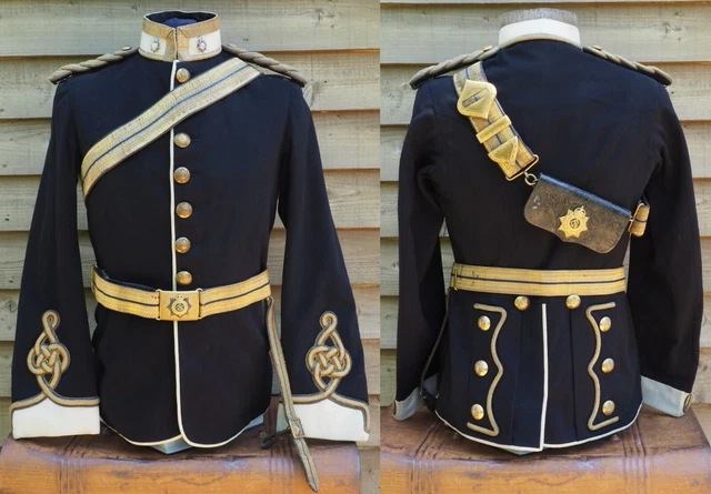 VICTORIAN EDWARDIAN ROYAL British Army Officer Uniform Tunic Jacket ...