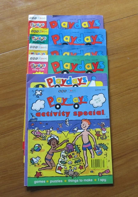PLAYDAYS MAGAZINES ASSORTED £1.95 - PicClick UK