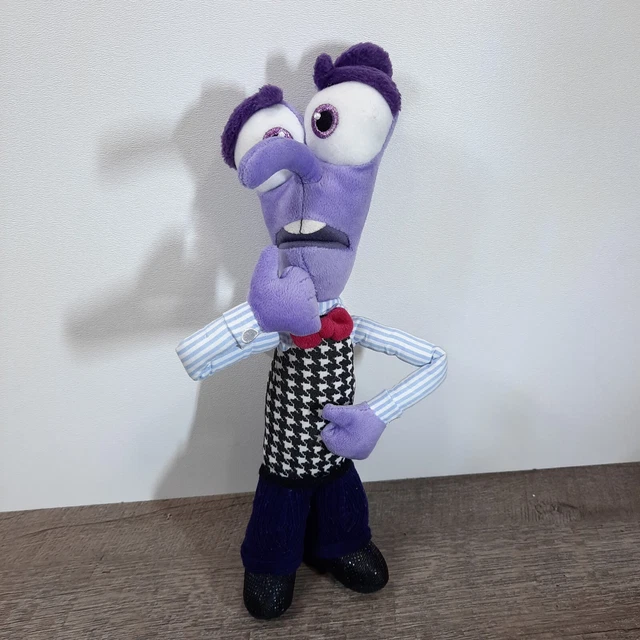 DISNEY PIXAR INSIDE Out Fear Plush 12” Stuffed Toy Pixar Purple Emotion ...