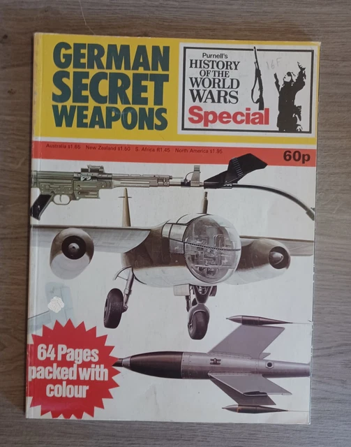 -GERMAN SECRET WEAPONS- Purnell's HISTORY OF THE WORLD WARS Special EUR ...