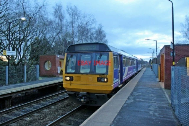 PHOTO NORTHERN Rail Class 142 142048 Halewood Railway Station The Train ...