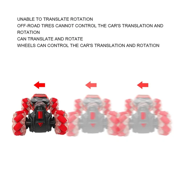 (RED)ELECTRIC REMOTE CONTROL 4-Wheel Stunt Car Toy Sensor 1:16 UD21 SLS ...