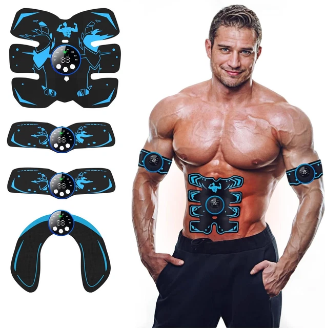 EMS ABDOMINAL MUSCLE Toning Trainer ABS Stimulator AB Hip Arm Toner ...