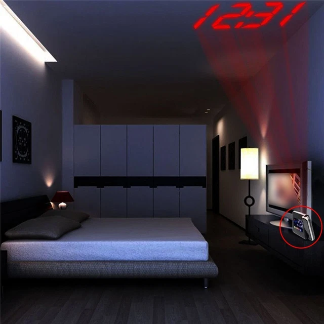 Clock With Projection On Ceiling Projection Clock Clock Radios For