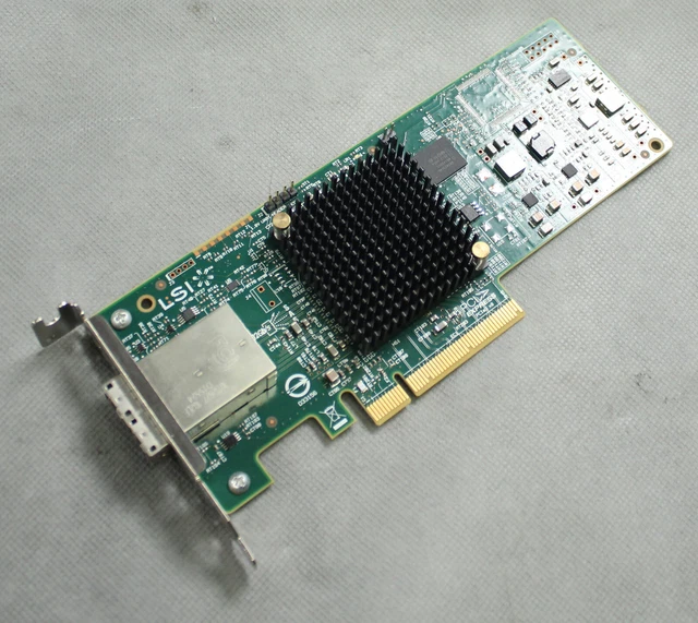 LSI SAS 9300-8E 12G SAS 6G SATA 8-Port PCI-E x8 Host Bus Adapter HBA ...