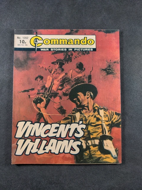 COMMANDO COMIC ISSUE Number 1352 Vincent's Villains £4.45 - PicClick UK